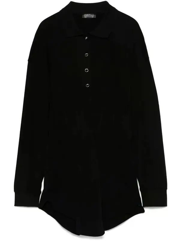 MUGLER Corseted Polo Mini Dress