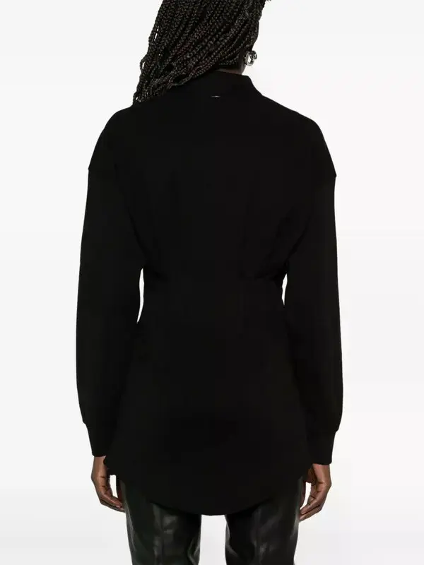 MUGLER Corseted Polo Mini Dress