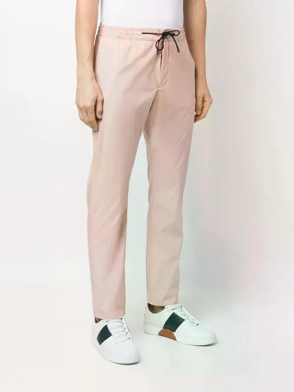 PT TORINO Drawstring-waist Four-pocket Chinos
