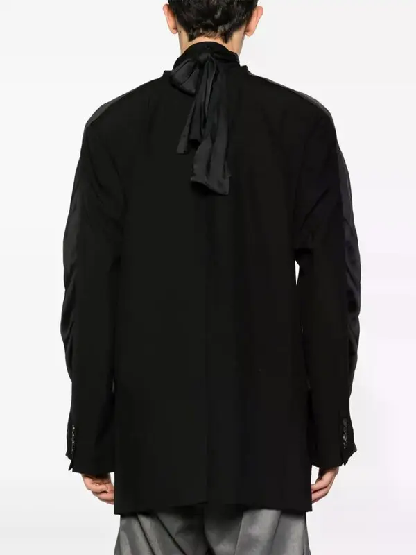 Y/project Scarf-detail Single-breasted Blazer