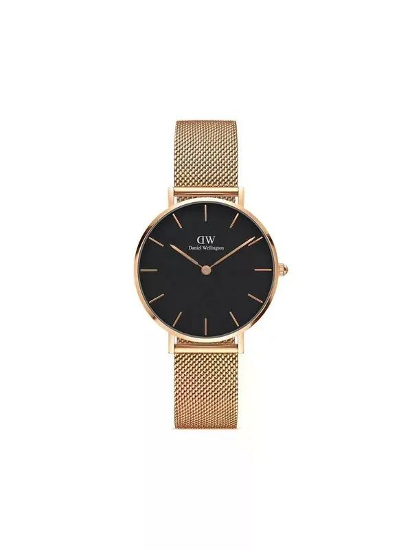 DANIEL WELLINGTON Petite Melrose 32mm Watch - Black