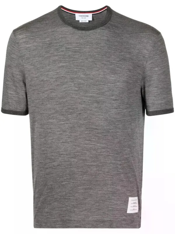 Thom Browne Ringer Cotton T-shirt