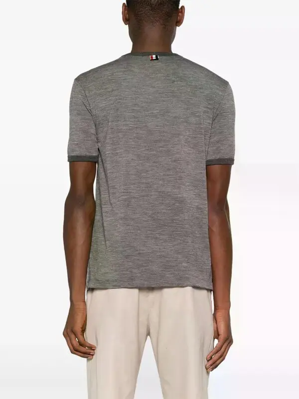 Thom Browne Ringer Cotton T-shirt