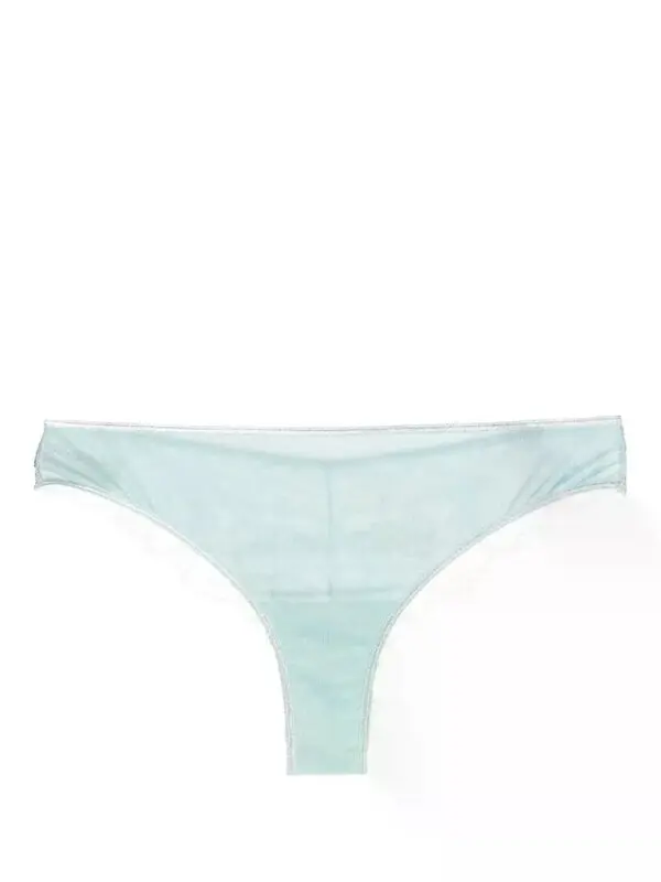 Marlies Dekkers Mariposa Butterfly Floral-lace Thong - Blue