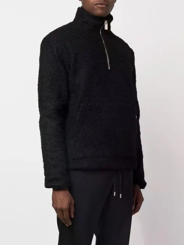 1017 Alyx 9sm Elevated Half-zip Sweater - Black