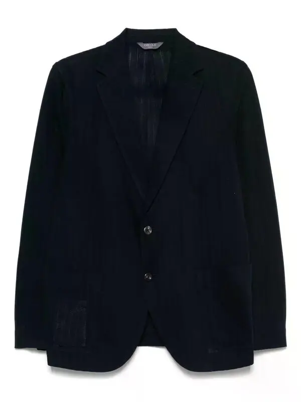 CIRCOLO 1901 Knitted Blazer - Blue