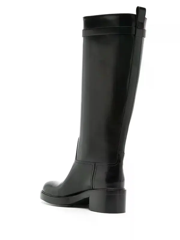 FERRAGAMO Gancini 55mm Knee Boots