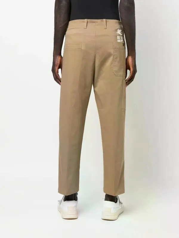 Etro Logo Straight-leg Trousers