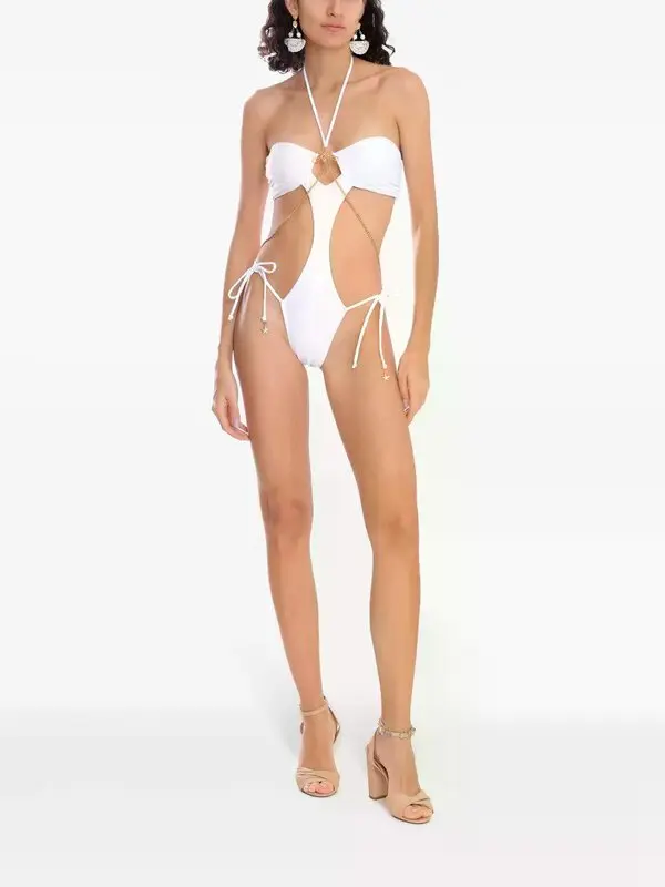 AMIR SLAMA Chain Link-detail Swimsuit