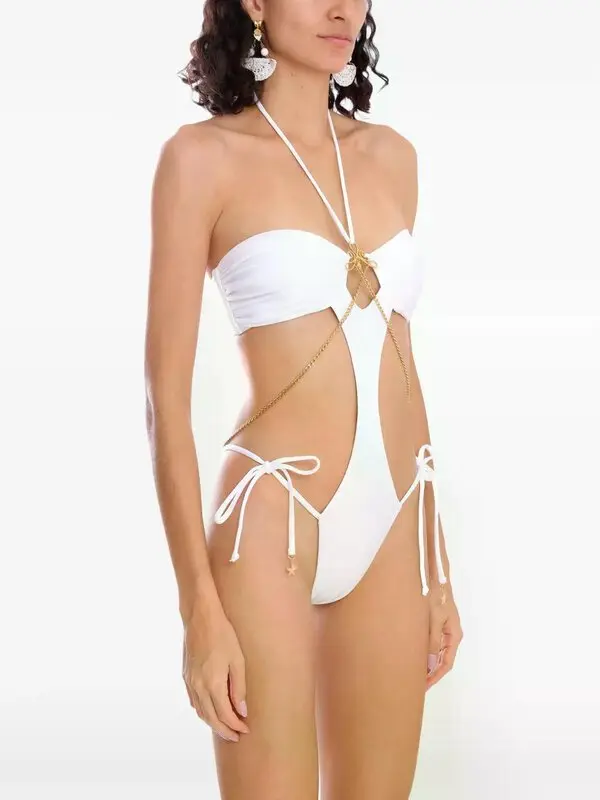 AMIR SLAMA Chain Link-detail Swimsuit