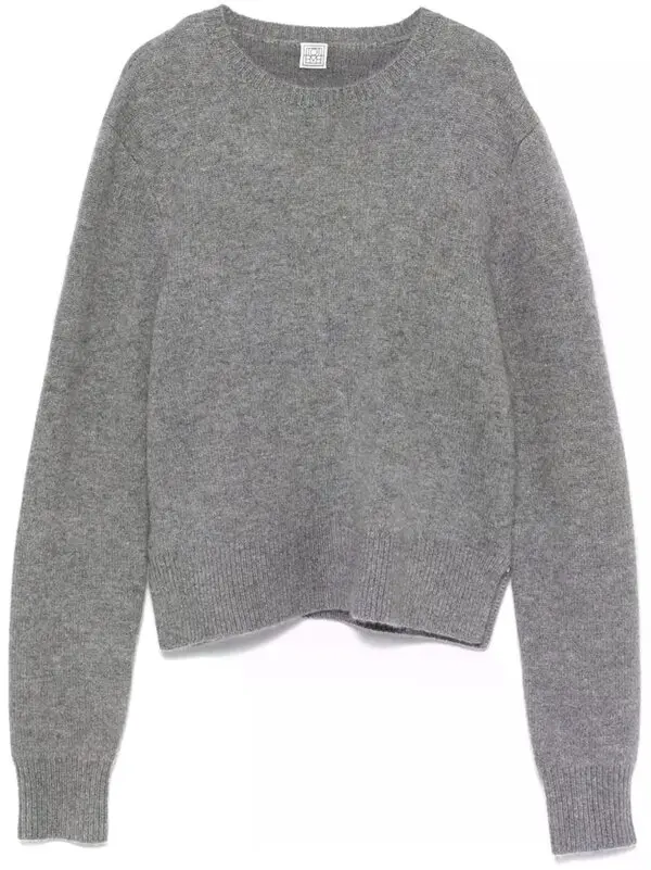 TOTEME Cropped Cashmere-blend Sweater