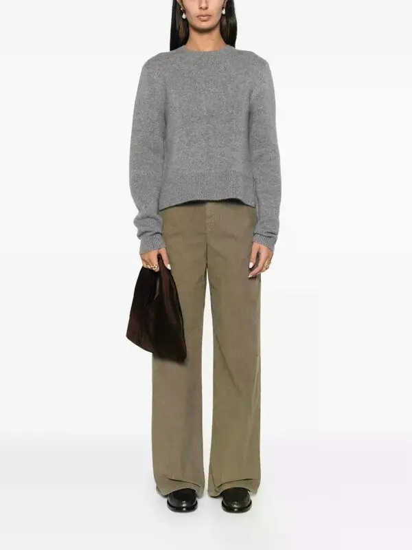 TOTEME Cropped Cashmere-blend Sweater