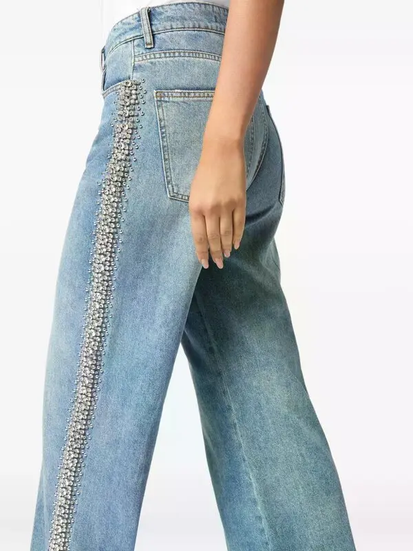 Philipp Plein Crystal-embellished Jeans