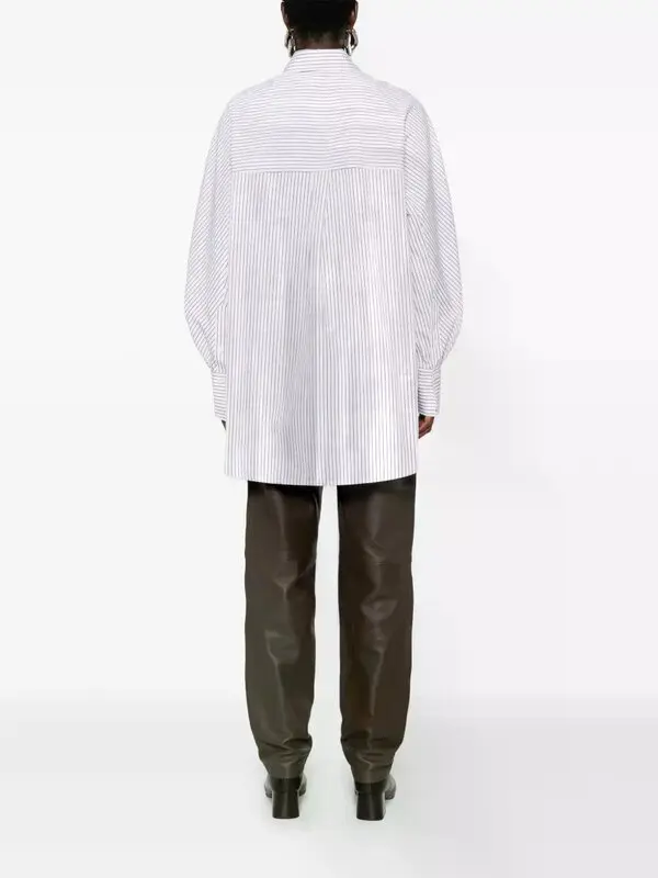 TOTEME Wide-sleeve Poplin Shirt