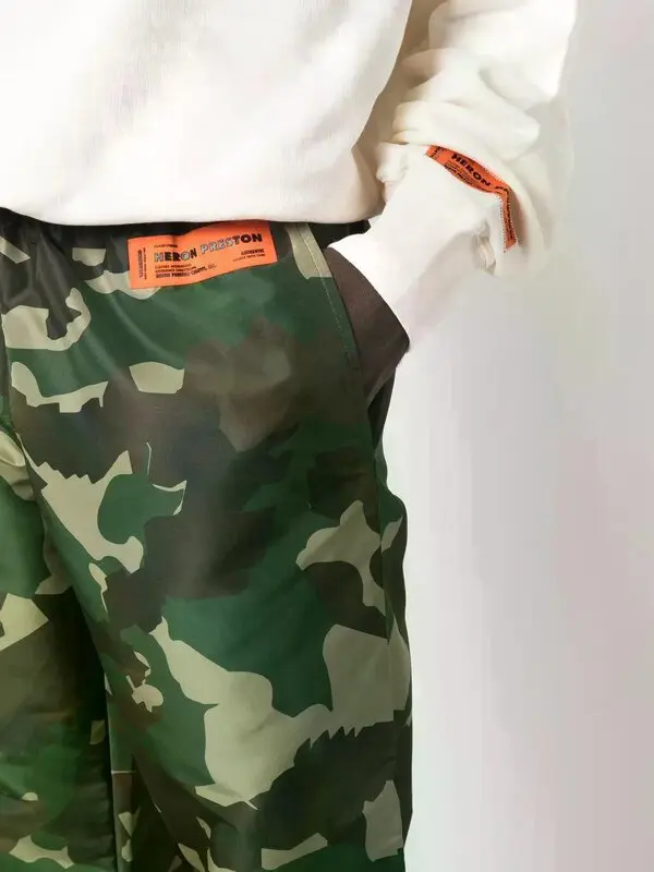 Heron Preston Camo Logo-patch Track-pants
