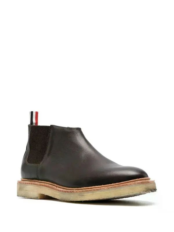 Thom Browne Mid-top Chelsea Ankle Boots - Brown