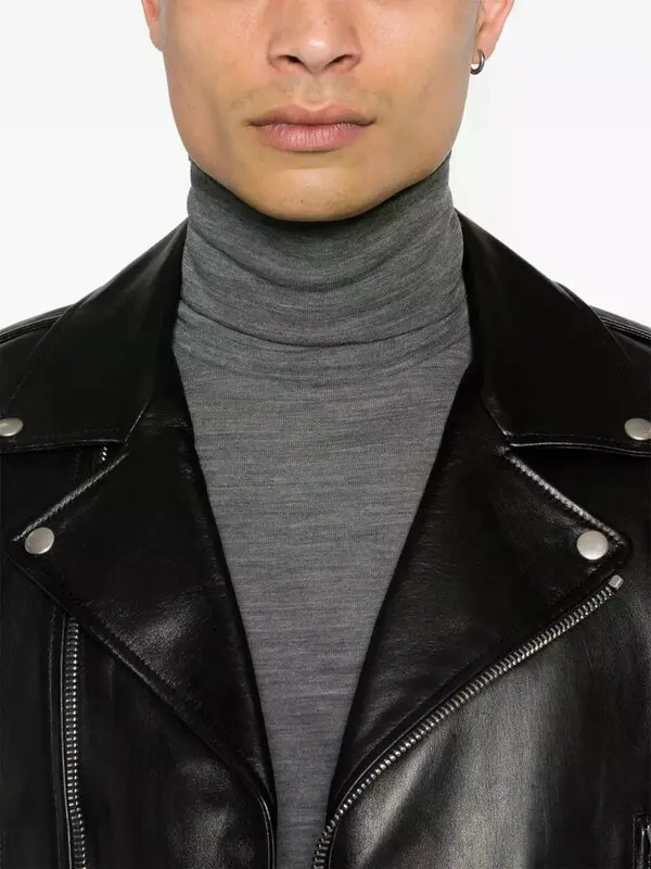 Saint Laurent Leather Biker Jacket
