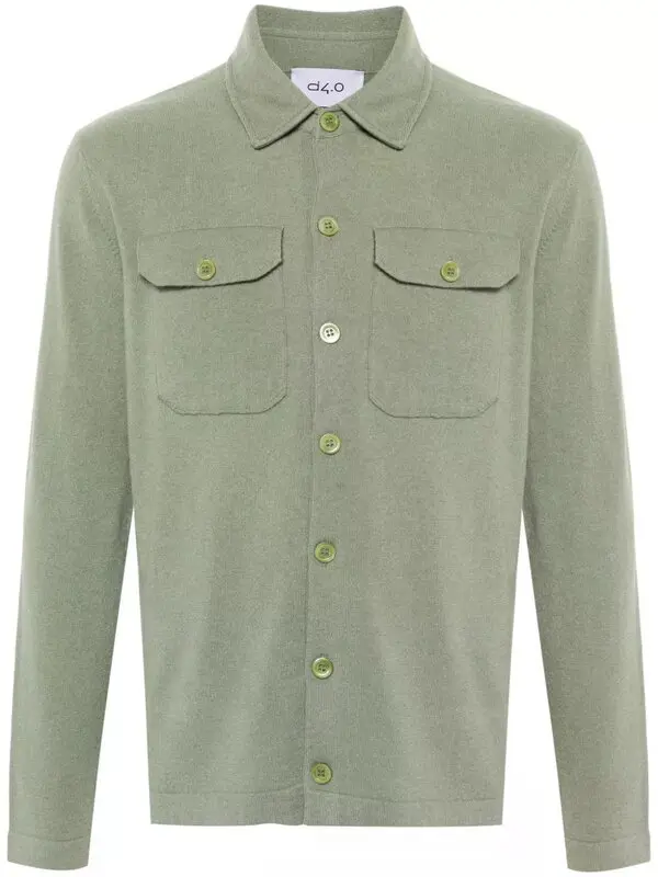 D4.0 Knitted Shirt - Green