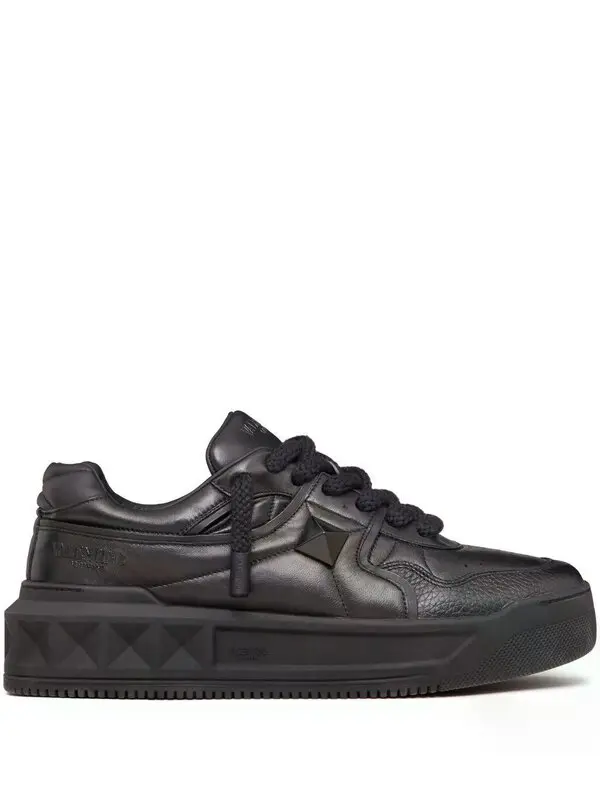 Valentino Garavani One Stud Xl Nappa Leather Low-top Sneakers