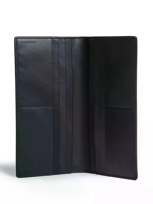 Smythson Panama Slim Bi-fold Leather Wallet