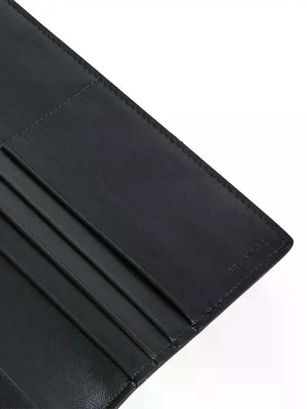 Smythson Panama Slim Bi-fold Leather Wallet