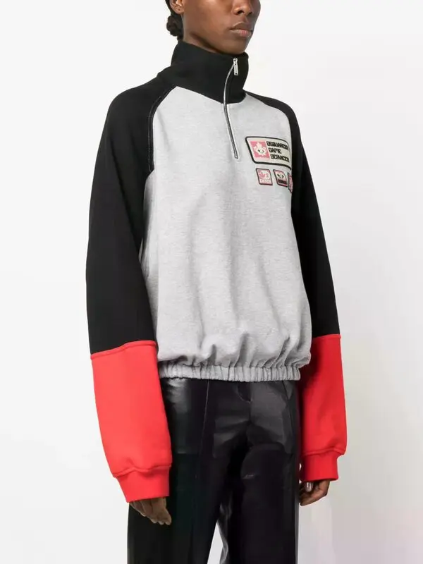 Dsquared2 Logo-patch Panelled Jumper