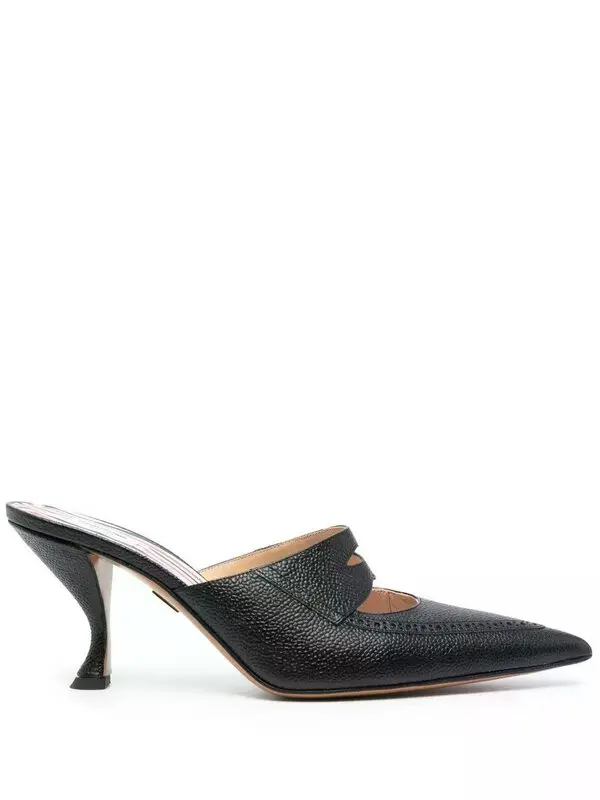 Thom Browne 75mm Cut-out Leather Mules