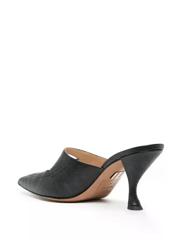 Thom Browne 75mm Cut-out Leather Mules