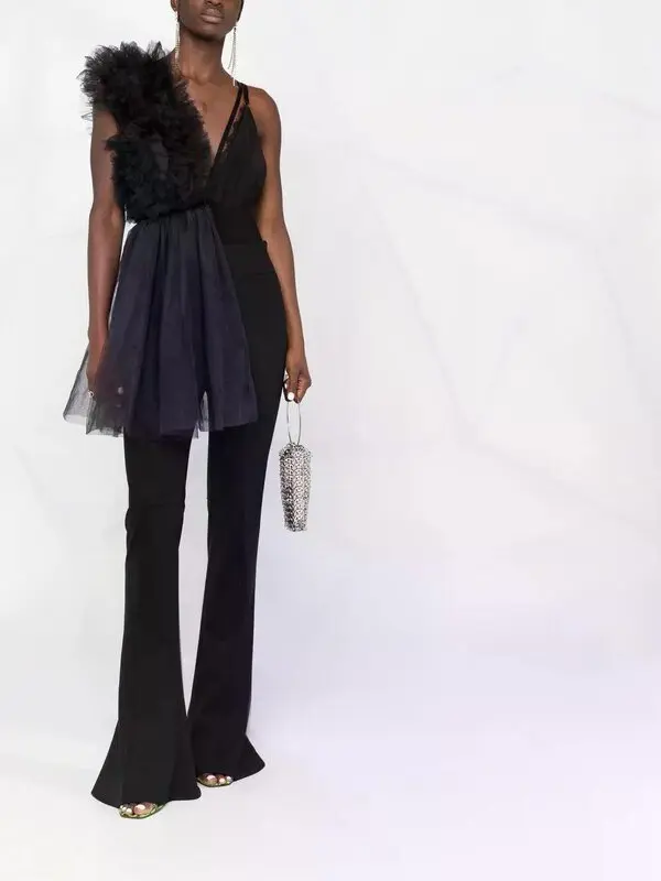 Alchemy Fashions X Lia Aram Asymmetric Tulle Bodysuit