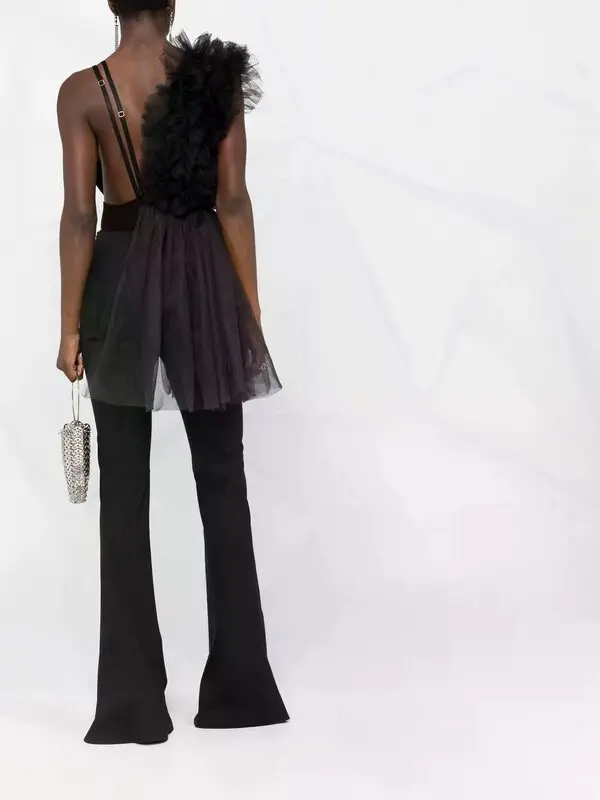Alchemy Fashions X Lia Aram Asymmetric Tulle Bodysuit