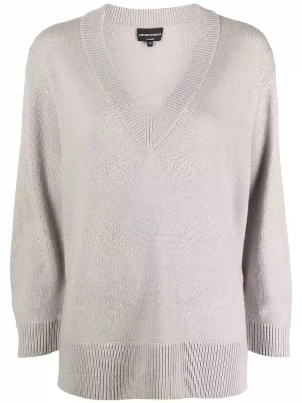 Emporio Armani V-neck Cashmere Jumper