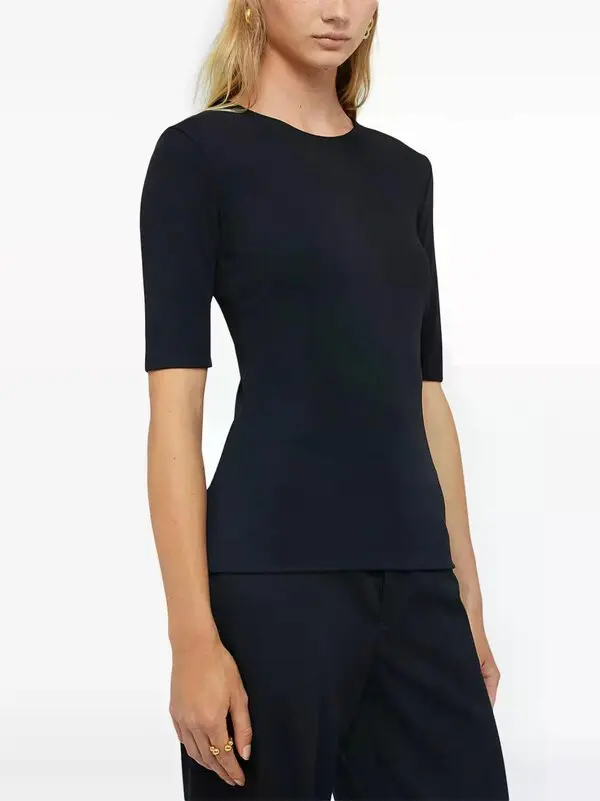 JIL SANDER Crew Neck Short-sleeved T-shirt - Blue