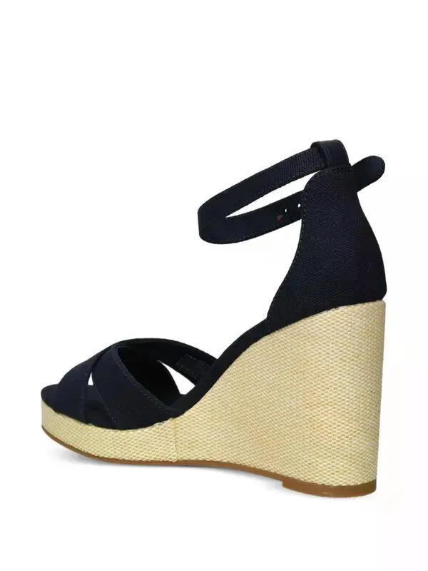 Tommy Hilfiger Leather Wedge Sandals