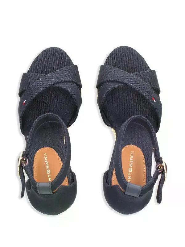 Tommy Hilfiger Leather Wedge Sandals