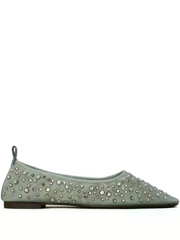 Tory Burch Crystal-embellished Ballet Flats