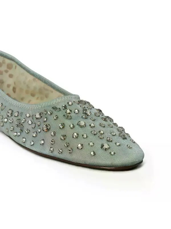 Tory Burch Crystal-embellished Ballet Flats