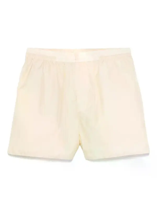 Auralee Light Sheer Shorts - Yellow
