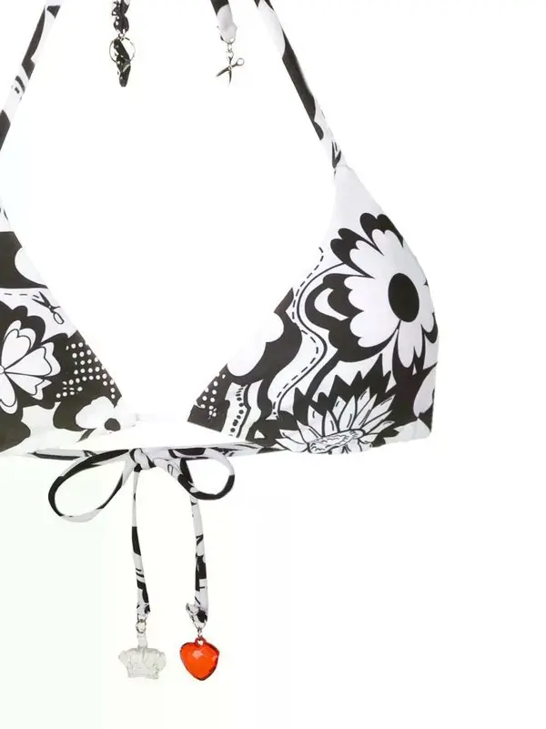 AMIR SLAMA Floral-print Bikini Set
