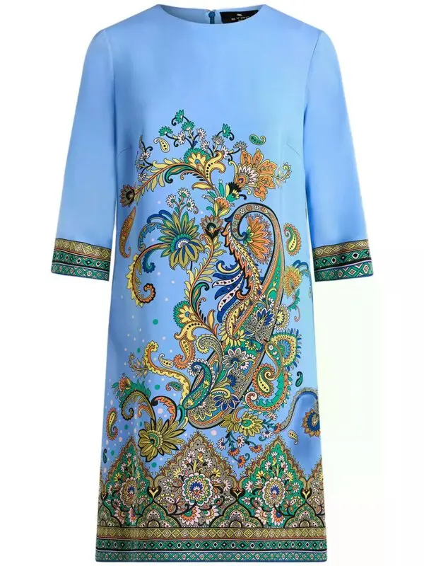 Etro Floral Paisley Print Knee-length Dress