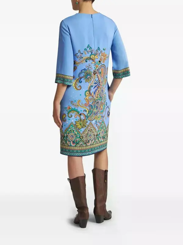 Etro Floral Paisley Print Knee-length Dress