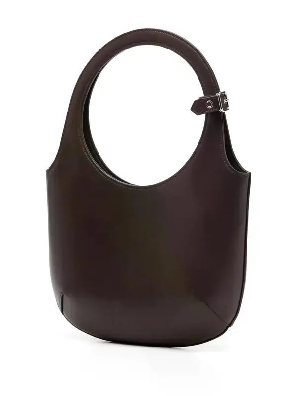 COURREGES Holy Leather Tote Bag - Brown