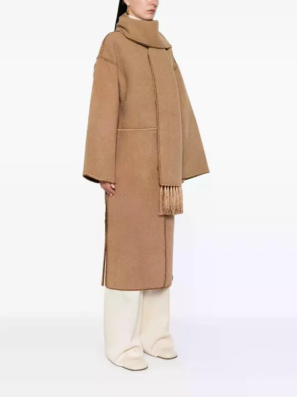 TOTEME Embroidered Scarf Coat