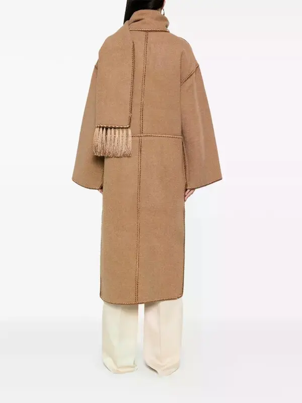 TOTEME Embroidered Scarf Coat