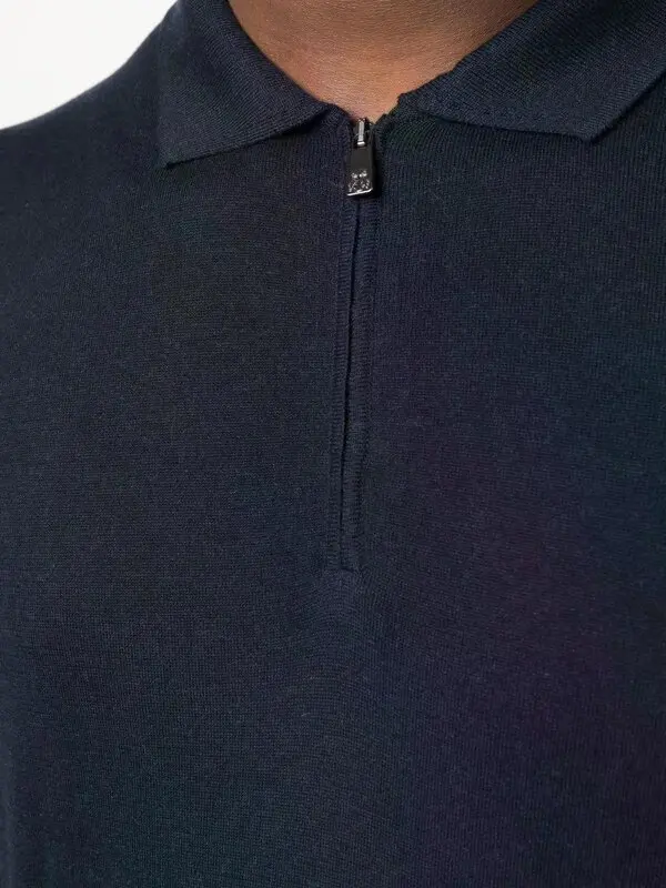 Corneliani Cotton-cashmere Half-zip Sweatshirt