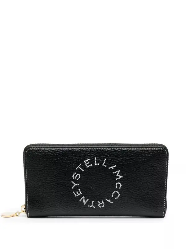 Stella McCartney Stella Logo Continental Wallet - Black