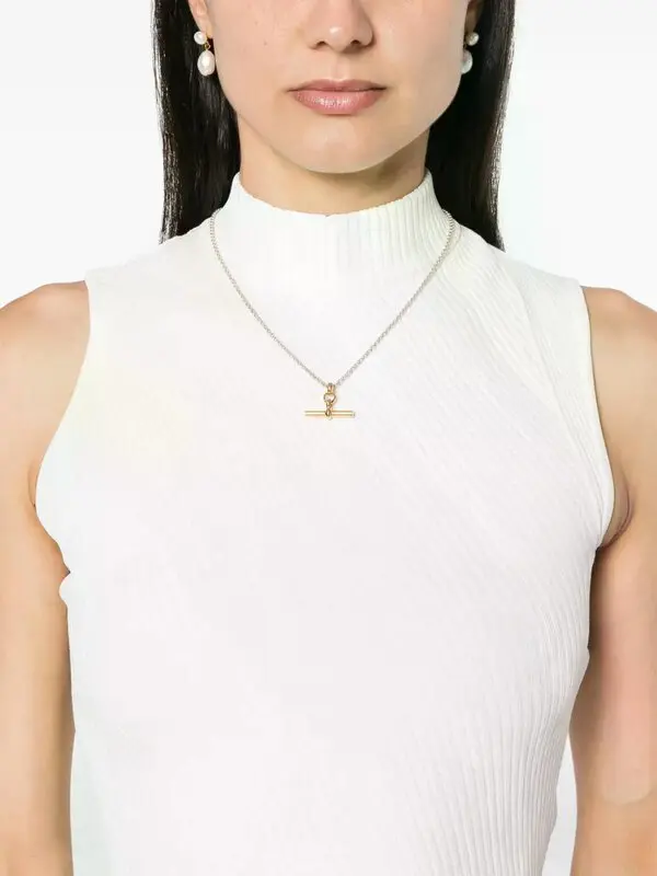 TOTEME Almaz Asymmetric Ribbed Tank Top - White