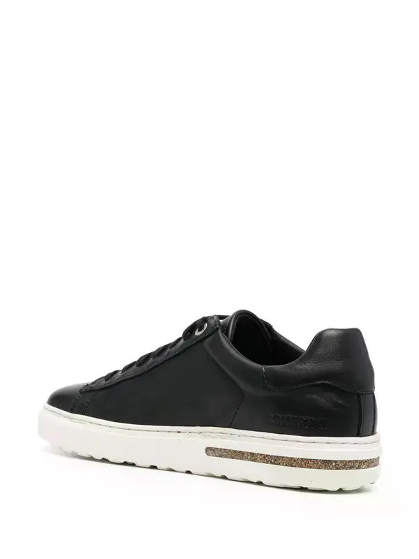 BIRKENSTOCK Low Top Leather Sneakers - Black