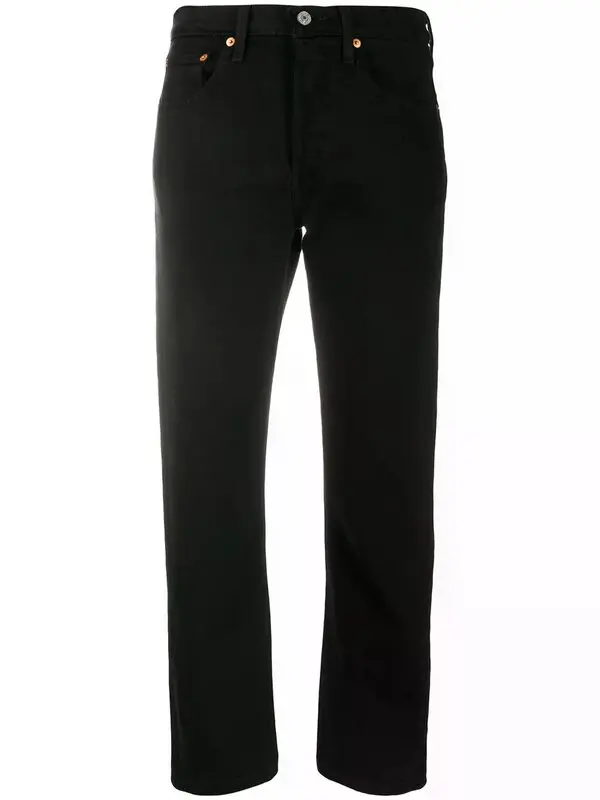 LEVI'S Cropped Straight-leg Jeans