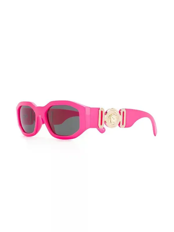 Versace Medusa Biggie Oval Sunglasses - Pink