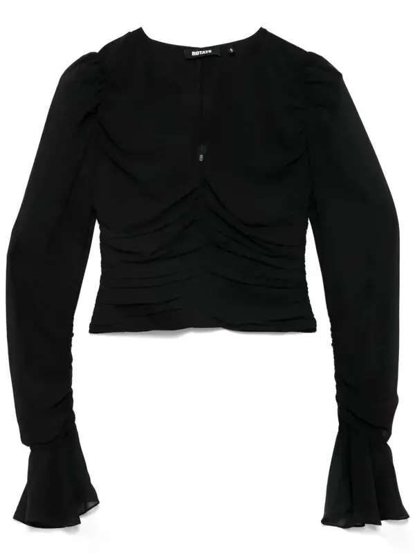 ROTATE BY BIRGER CHRISTENSEN Chiffon Long-sleeve Top